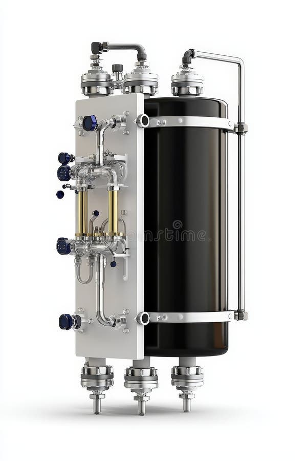 Highquality Industrial Tank with Complex Valves and Pipes Designed for ...