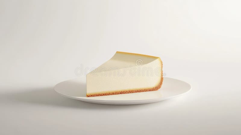 HighQuality 8K Realistic Cheesecake Pieces Rendering on White ...