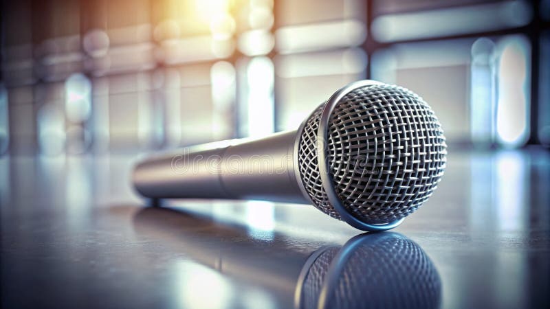 HighQuality Studio Microphone on Pristine White Background Essential ...