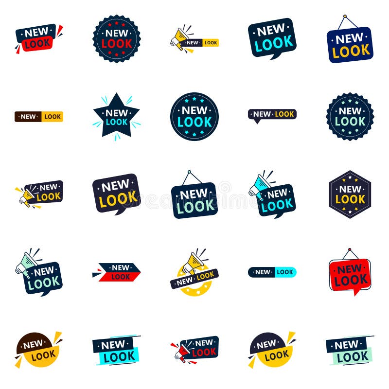 25 Highquality Vector Designs for a Professional New Look Stock Vector ...
