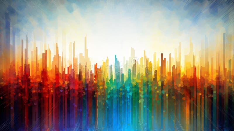 Highresolution Art Showing a Diverse Business Team in a Teamwork ...