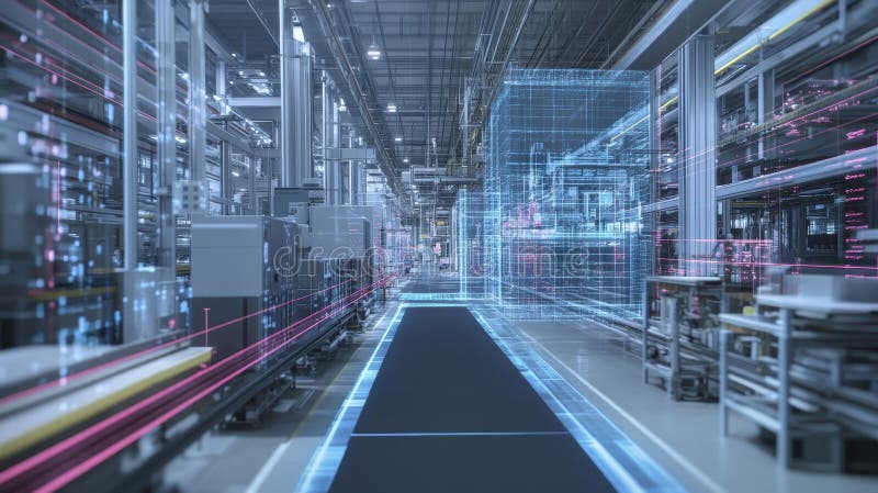 A of Highresolution Cameras Mounted on Factory Machines Capturing ...