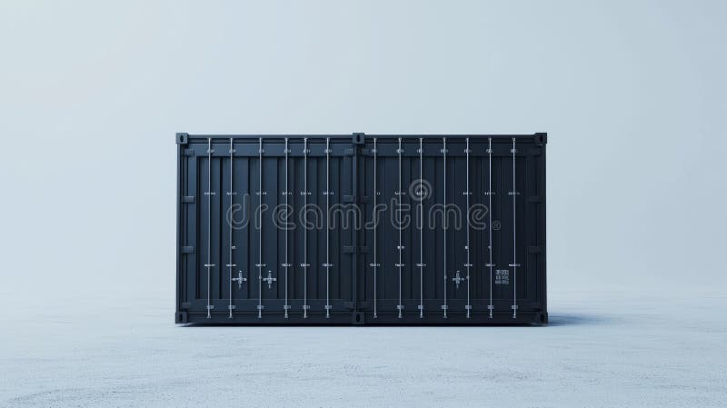 Highresolution 3D Render of Shipping Container Tracking Number Stock ...