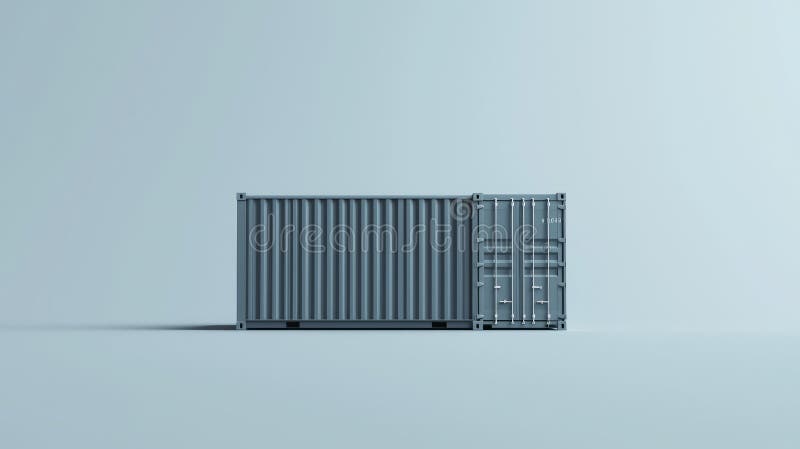Highresolution 3D Render of Shipping Container Tracking Number Stock ...
