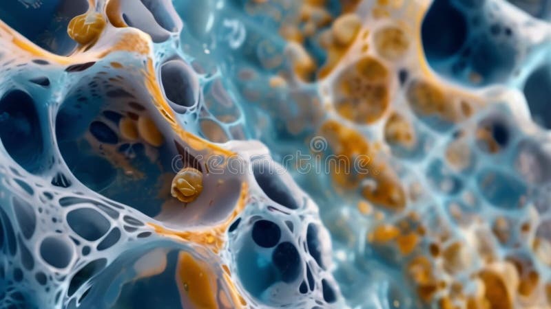 A Highresolution Image of an Animal Tissue Sample Highlighting the ...