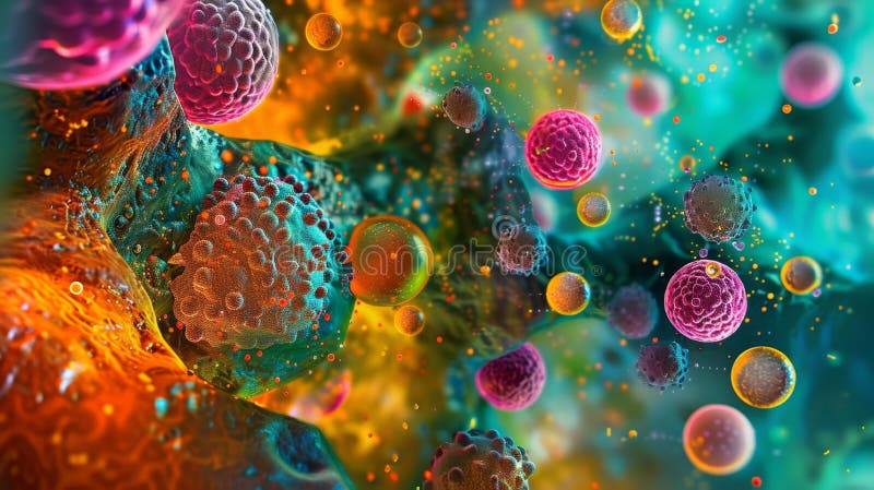 A Highresolution Image of a Cells Nuclear Structure Showcasing the ...