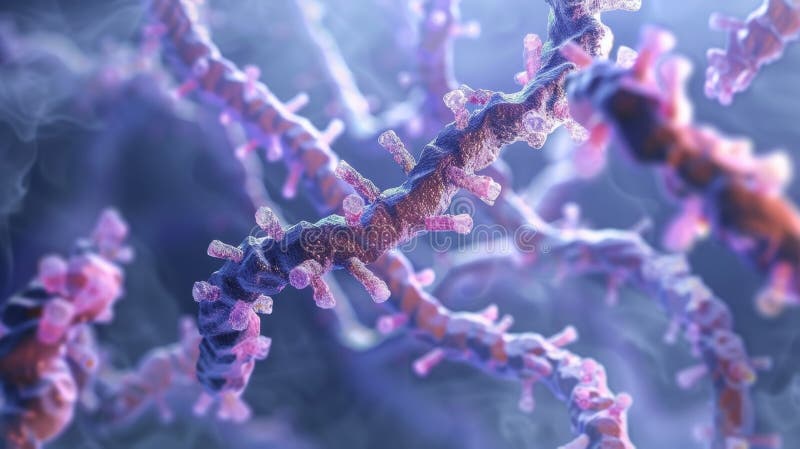 Highresolution Image of a Chromosome Containing Multiple Genes ...