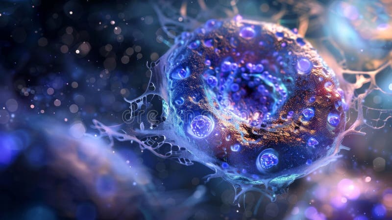 A Highresolution Image of a Lysosome within an Animal Cell Showing Its ...