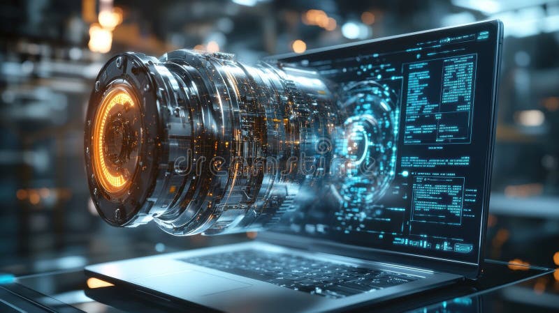 A Highresolution Image of a Malfunctioning Motor Exposing Its Internal ...