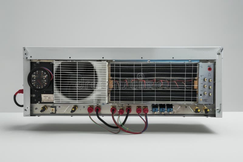 Vintage Electronic Test Equipment with Analog Dial Stock Image - Image ...