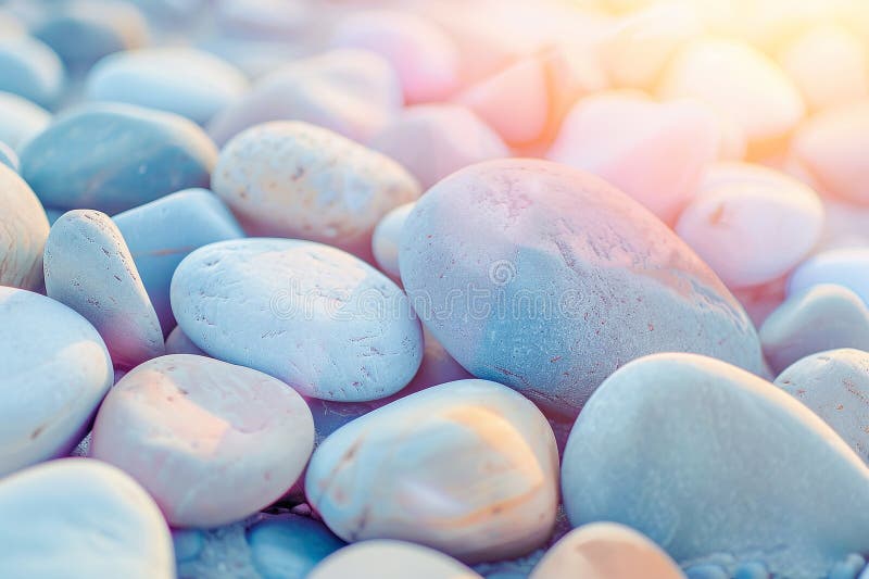 A Highresolution Image Showcasing a Serene Background of Smooth Rounded ...