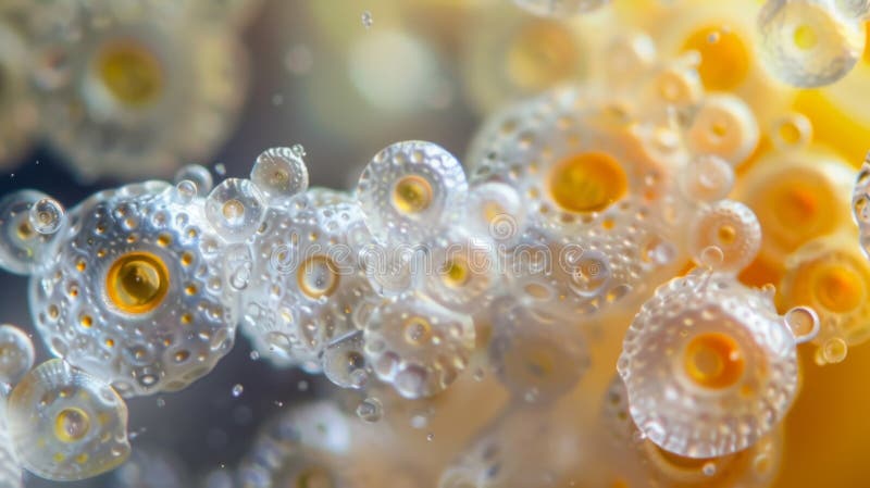 A Highresolution Image of Worm Eggs in Various Stages of Development ...