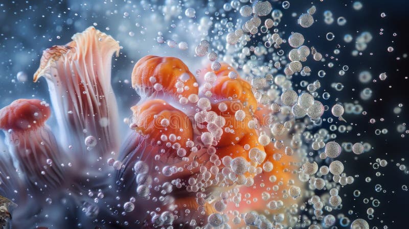 A Highresolution View of a Fungal Spore Bursting Open Releasing a Cloud ...
