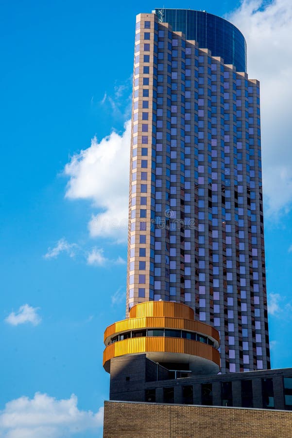 Highrise Buildings in Downtown Houston Stock Image - Image of ...