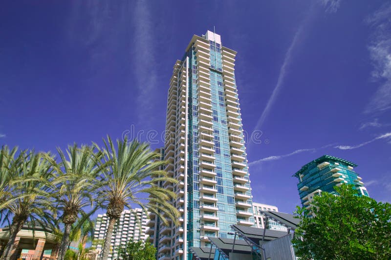 Highrise Condo stock photo. Image of column, growth, strength - 7899486