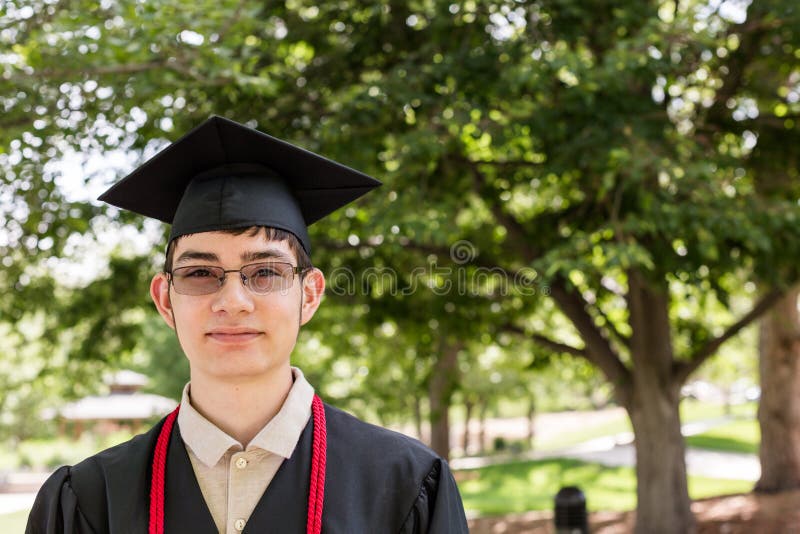 Highschool graduate stock image. Image of teenager, adolescent - 41637501
