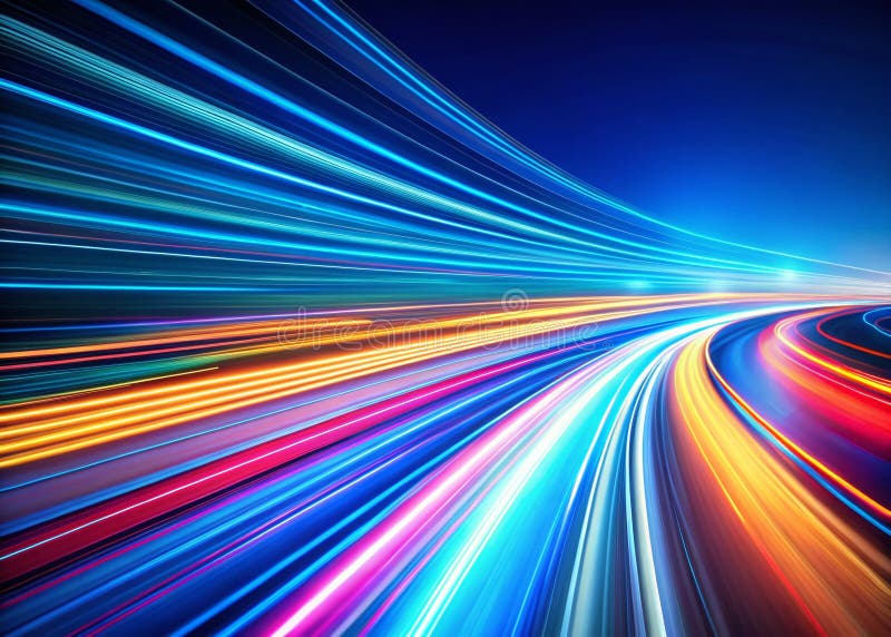 HighSpeed Data Transmission Visualized Dynamic Light Stripes on a ...