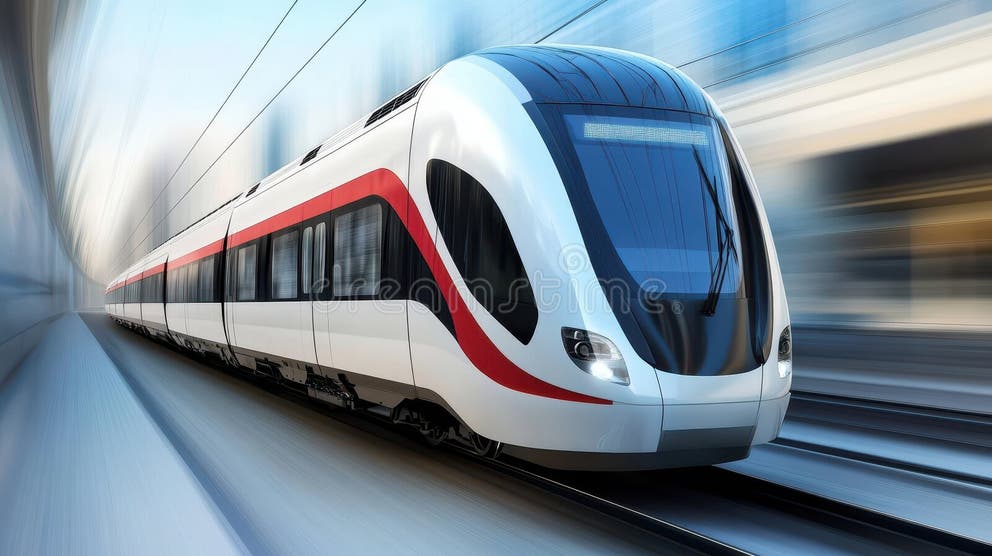 HighSpeed Rail a Modern Transit Marvel Stock Photo - Image of ...