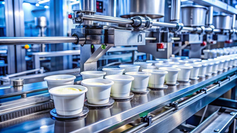 HighSpeed Yogurt Cup Filling and Sealing Machine for Dairy Processing ...