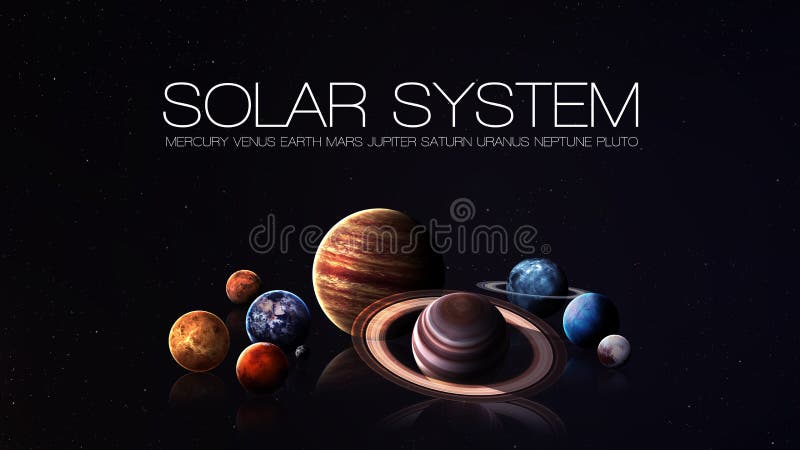 Hight Quality Isolated Solar System Planets Stock Illustration ...