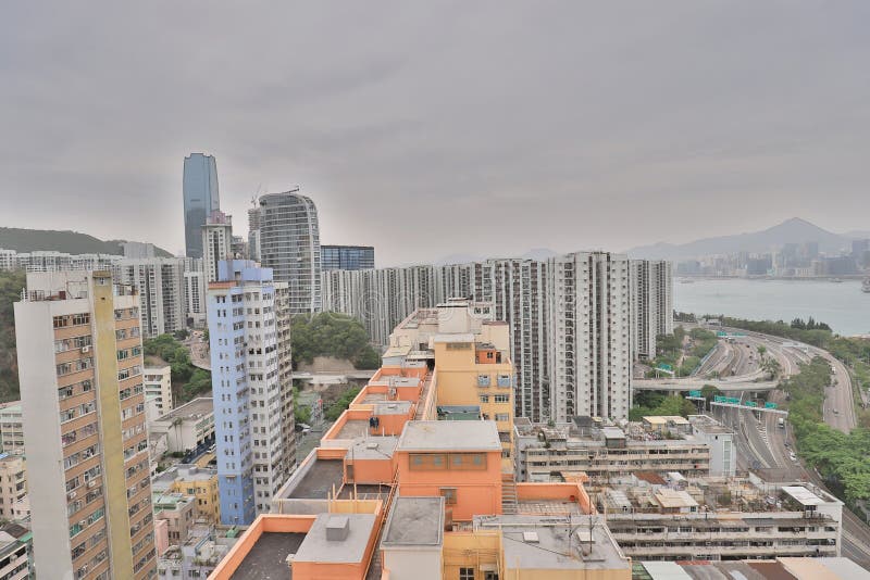 A Hight View of Residential Building Area Editorial Stock Image - Image ...