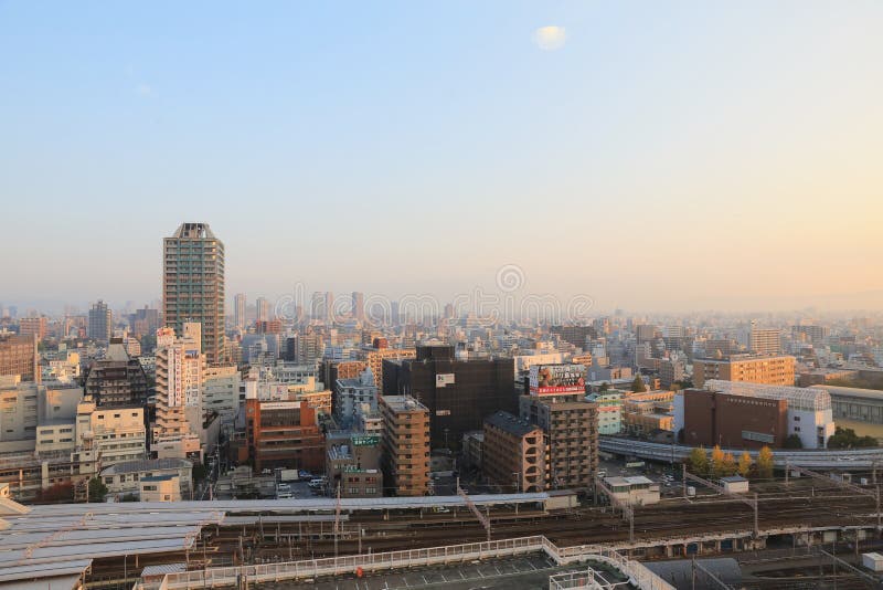 Hight View of Tennoji District Editorial Photography - Image of urban ...