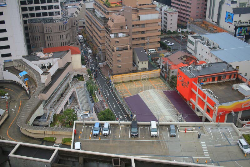 Hight View of Tennoji District Editorial Image - Image of people ...