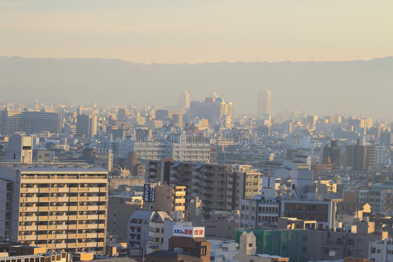 Hight View of Tennoji District Editorial Photo - Image of pedestrian ...