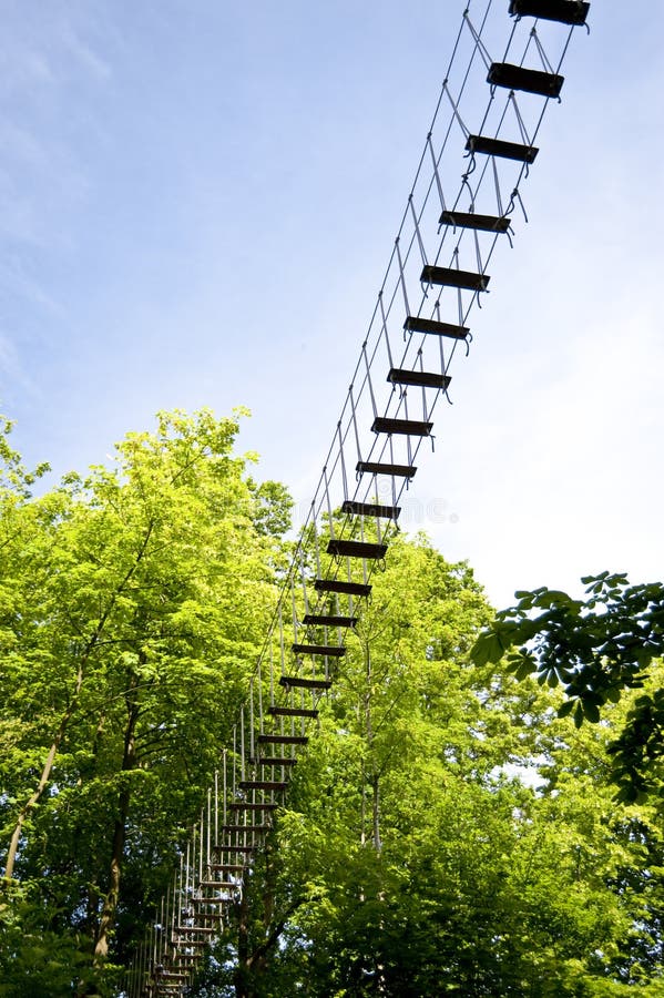 Hight wire stock image. Image of hanging, hangingbridge - 37772569
