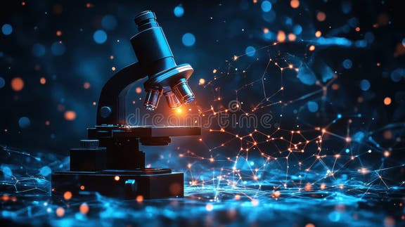 A Hightech Microscope Illuminated by Glowing Particles and Networks ...