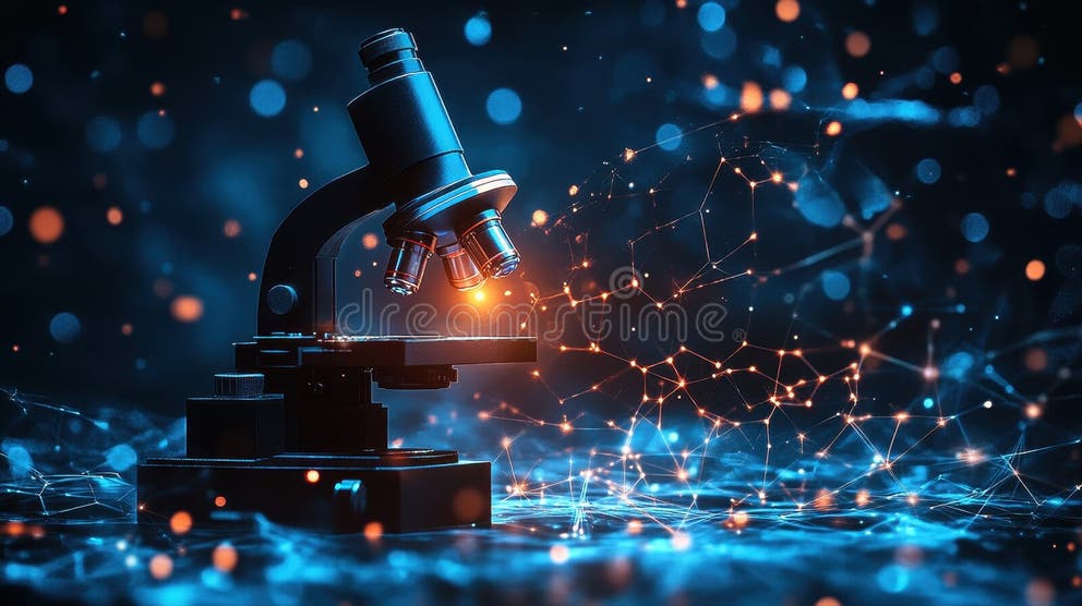 A Hightech Microscope Illuminated by Glowing Particles and Networks ...