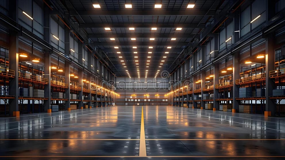 Hightech Warehouse with AR Logistics for Efficient Modern Ecommerce and ...