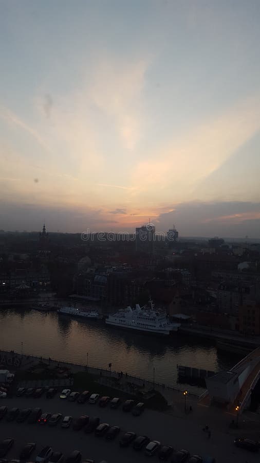 Highview EveningTime, Gdansk Poland Editorial Photography - Image of ...