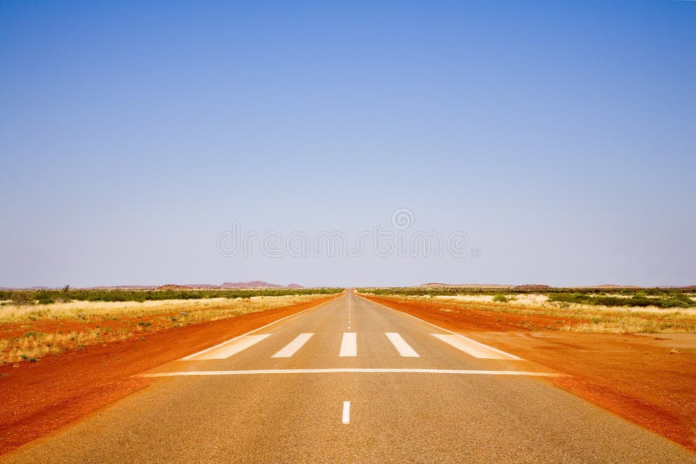 Highway 1 Western Australia Stock Photo - Image of highway, deserted ...