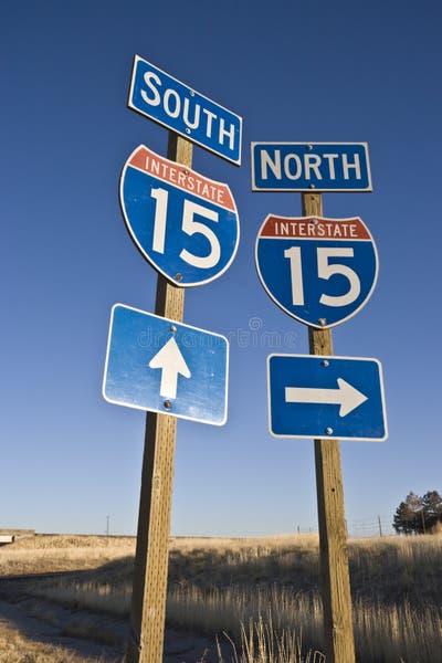 Highway 15 sign stock image. Image of arrow, directional - 5832227