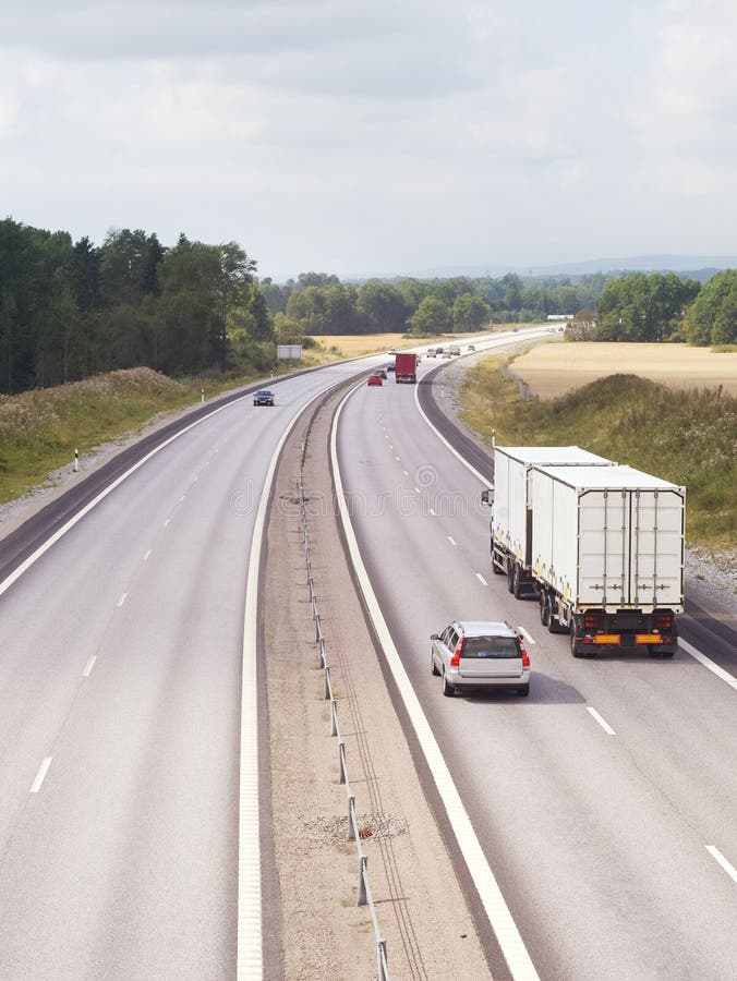 Highway stock image. Image of european, country, cargo - 16117503