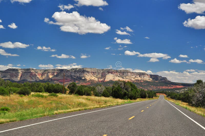 Highway stock photo. Image of utah, america, rocks, clouds - 22510688