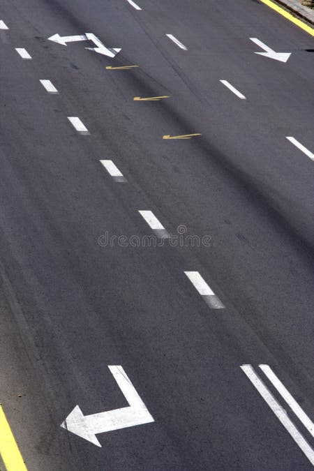 Highway stock image. Image of arrow, transportation, divider - 2831619