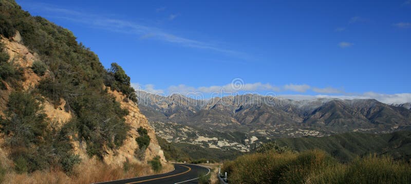 Highway 33 Panorama stock image. Image of green, road - 22445567