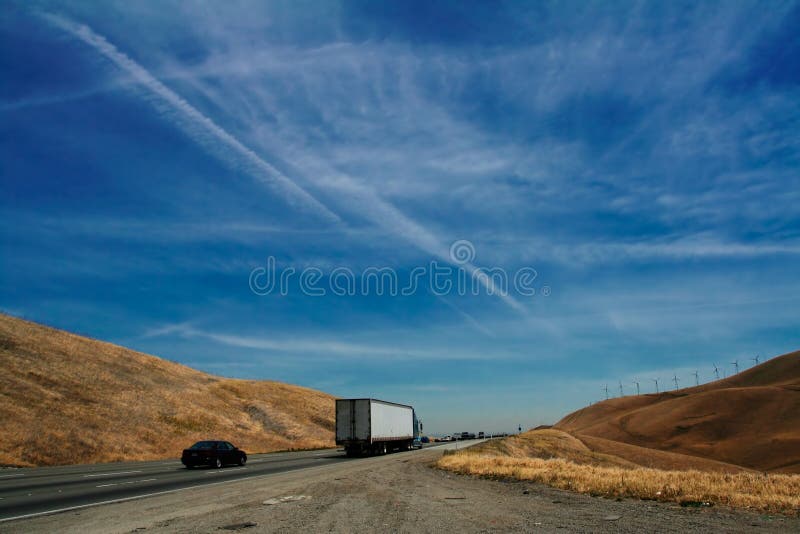 Highway 580 in California stock photo. Image of scene - 3605532