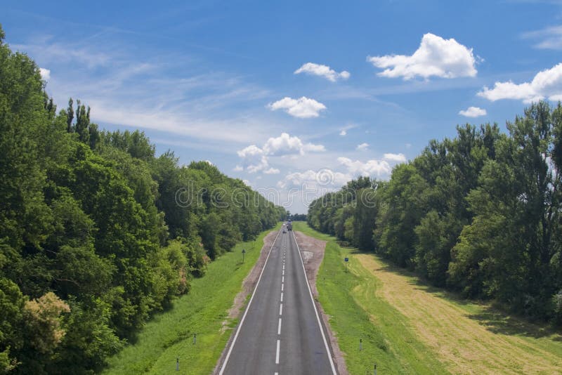 Simple Highway Landscape stock photo. Image of mountain - 3031022