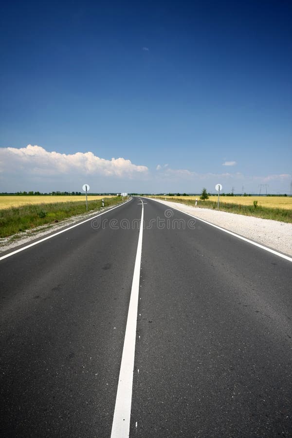 Highway stock image. Image of mountains, bushes, highway - 8789819