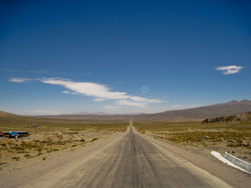Highway in the Andes of Peru Stock Photo - Image of bolivia, mountain ...
