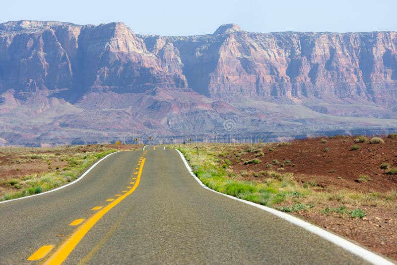 Highway in Arizona stock photo. Image of rock, wilderness - 23135530