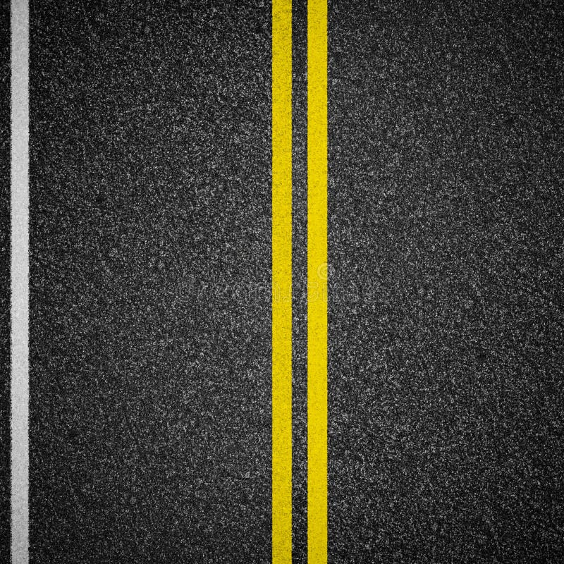 Highway Asphalt Road Top View Stock Image - Image of road, markings ...