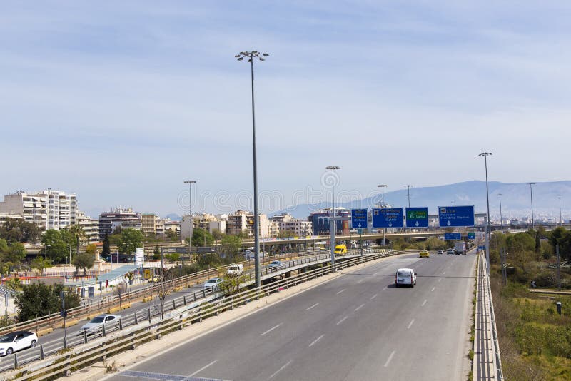 Four Lame Highway Leaving Athens City Editorial Photography - Image of ...