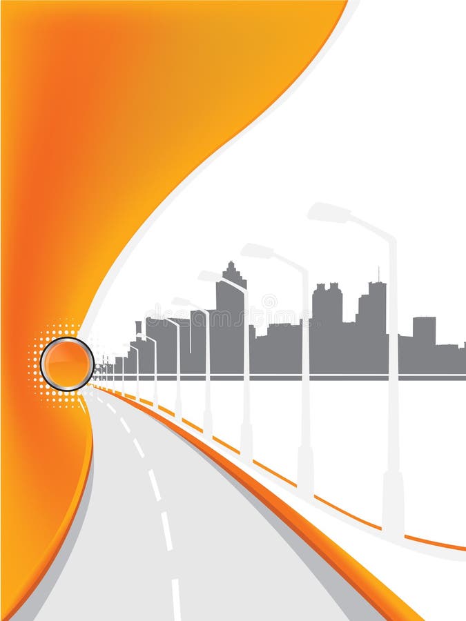 Highway background stock vector. Illustration of street - 5935668