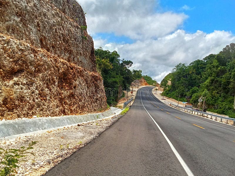A Highway with Beautiful Views Stock Photo - Image of modern ...