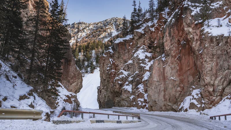 Highway and Steep Walls Around the Tunnel in Malta Stock Photo - Image ...
