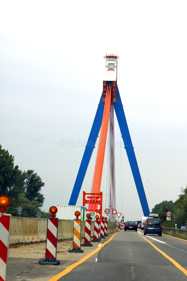 Highway bridge editorial photography. Image of truck - 52061657